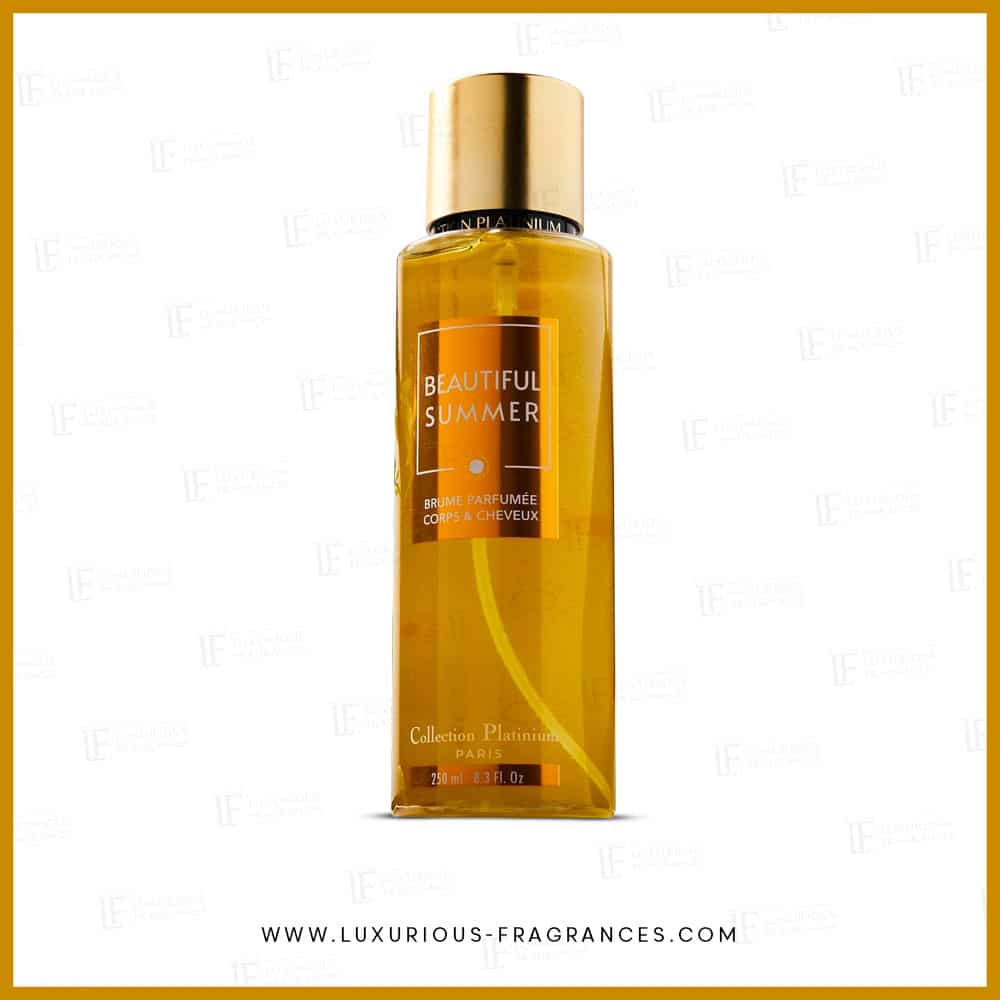 Beautiful Summer fragrance mist | Collection Platinium Paris